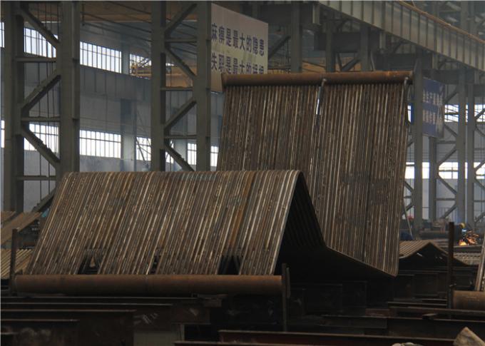 Power Station CFB Boiler Membrane Water Wall For Cooling TUV Certification