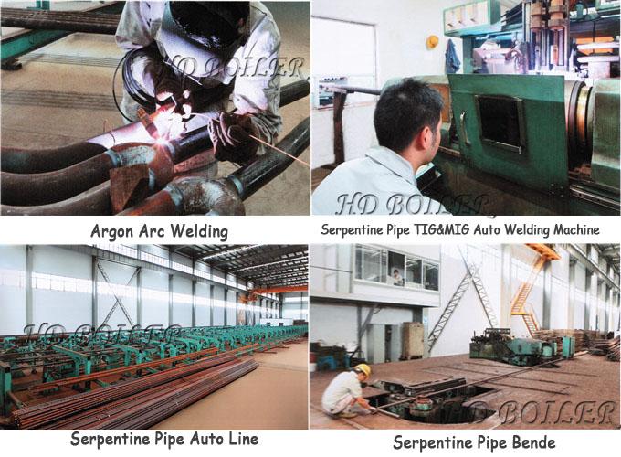 ASTM Standard Fire Water Tube Steel Thermal Oil Boiler Manifold Headers