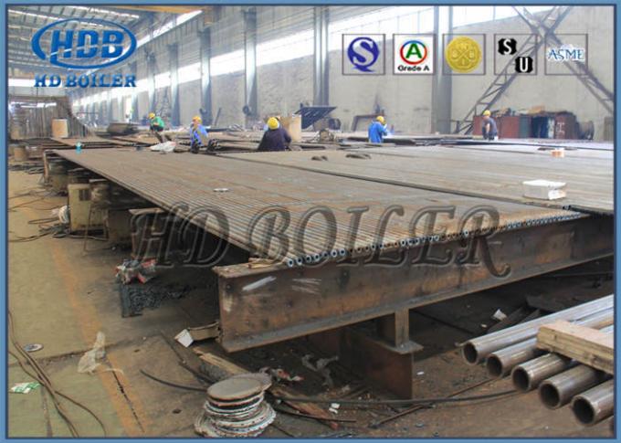 Carbon Steel Membrane Water Wall Panels For Power Plant Boiler , ASME ...