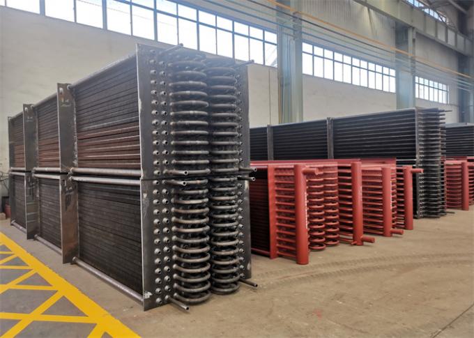 Natural Circulation Steel Fin Tube CFB Boiler Economizer With Header ...