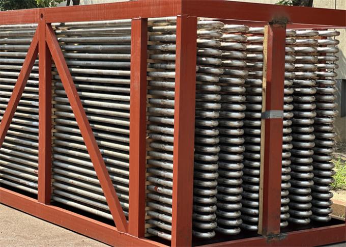 Customized Horizontal Superheater Coil With Heat Transfer Area And Fin ...