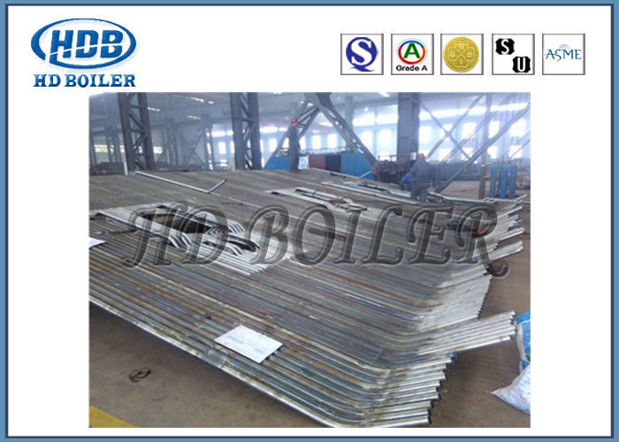 Steam Boiler Water Wall Panels , Membrane Water Wall Tubes In Boiler ...