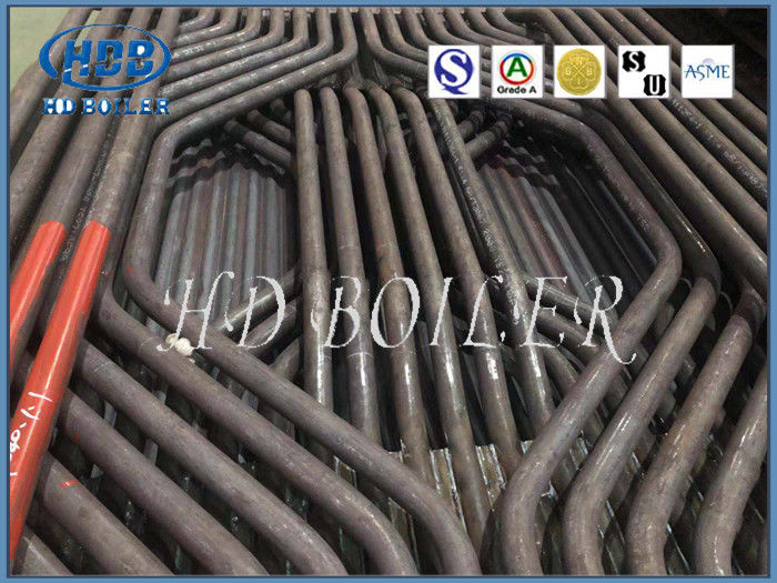 Power Plant Boiler Membrane Water Wall For Heat Exchange , ISO / ASME ...