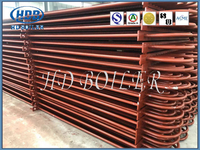 Horizontal Structure Finned Tube Economizer Easy Operation Great Efficiency