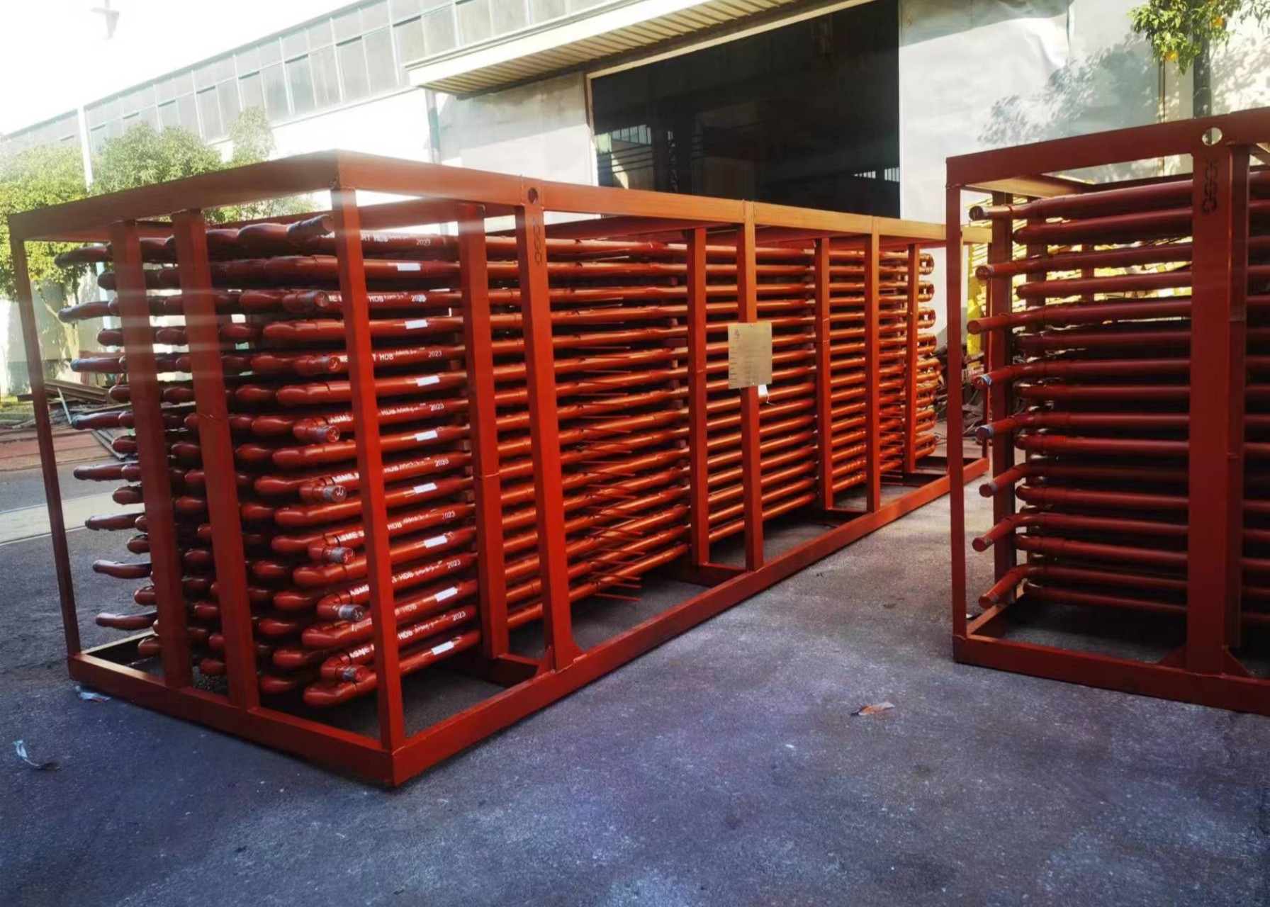 ASME Standard Boiler Economizer Banks Made Of Carbon Steel With Shields ...