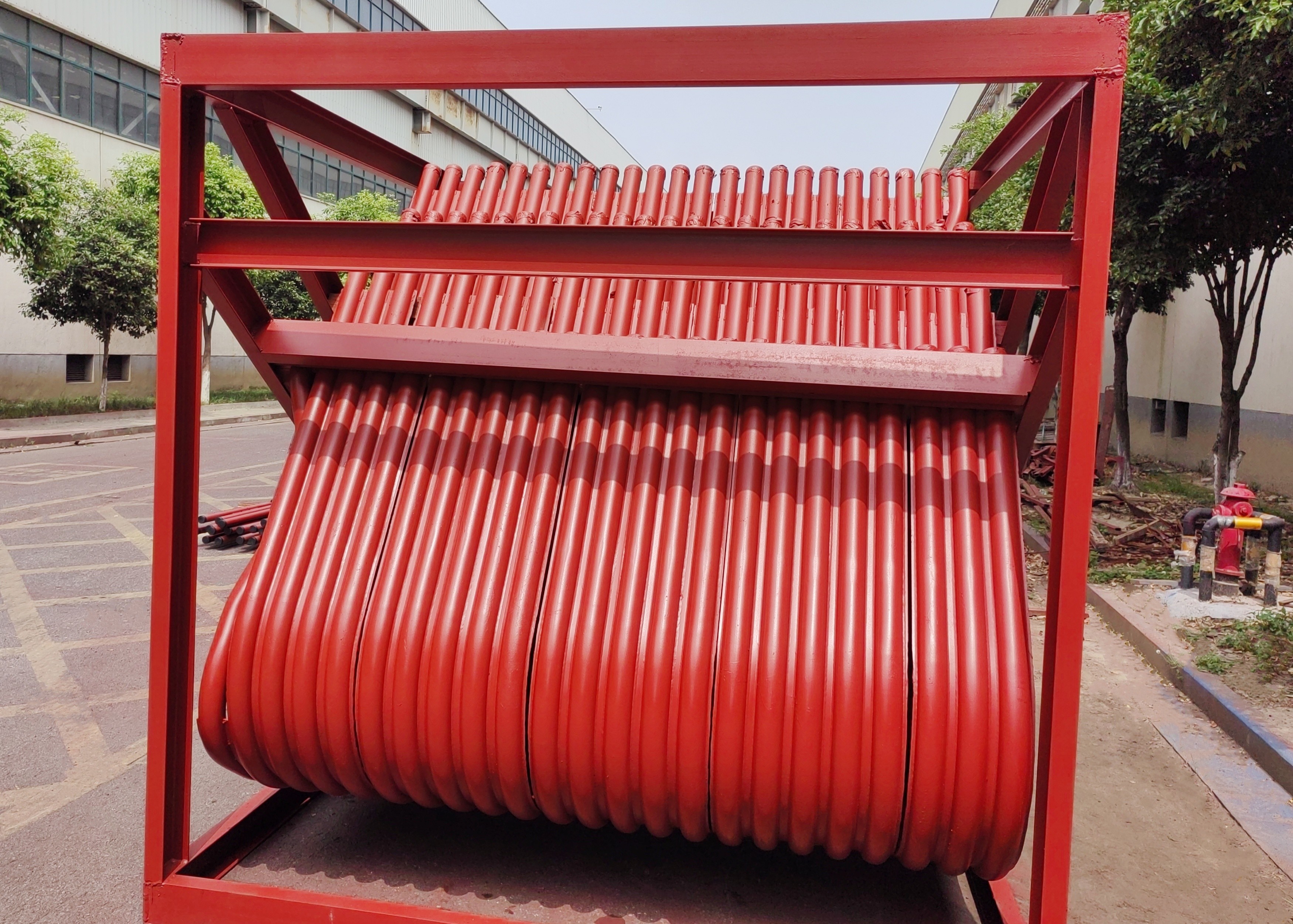 ASME Boiler Parts Carbon Steel Membrane Wall / Water Wall Panels With ...