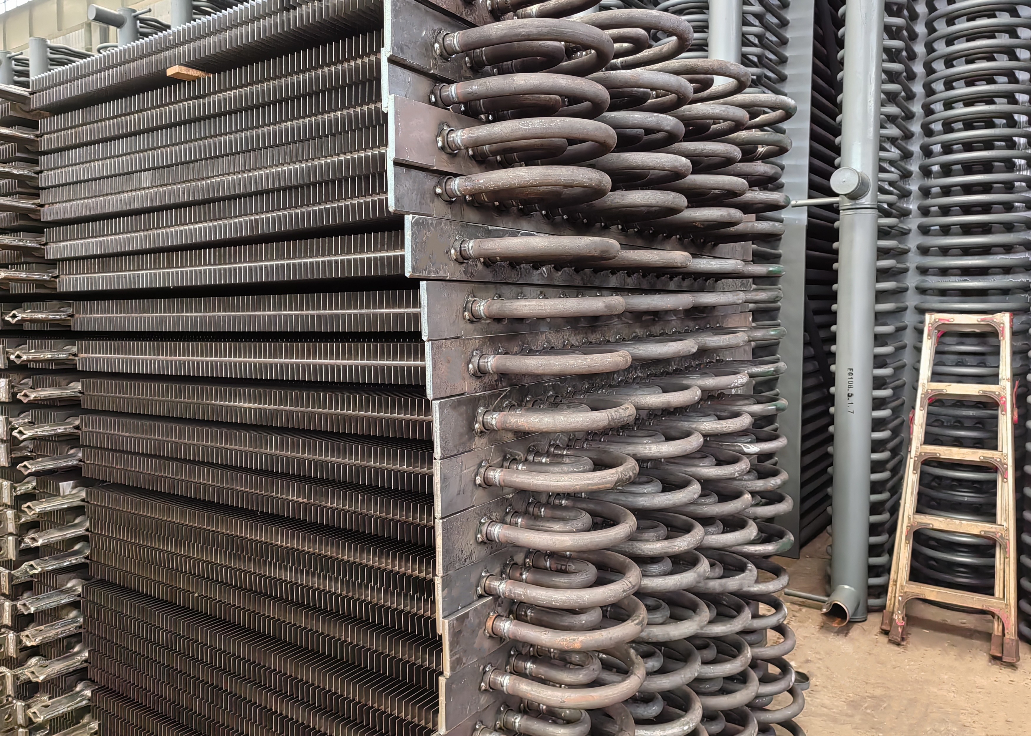 EN3834 Carbon Steel Power Plant Boiler Economizer Improving Boiler ...