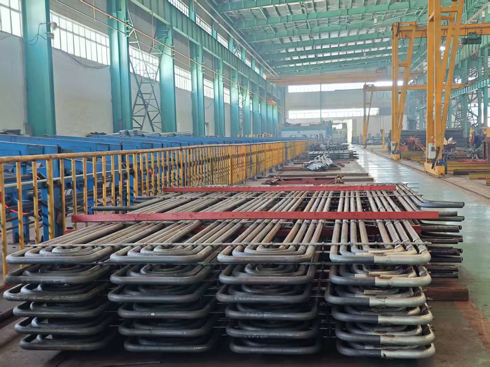 Customized Stainless Steel Superheater Coils Horizontal / Vertical Boiler