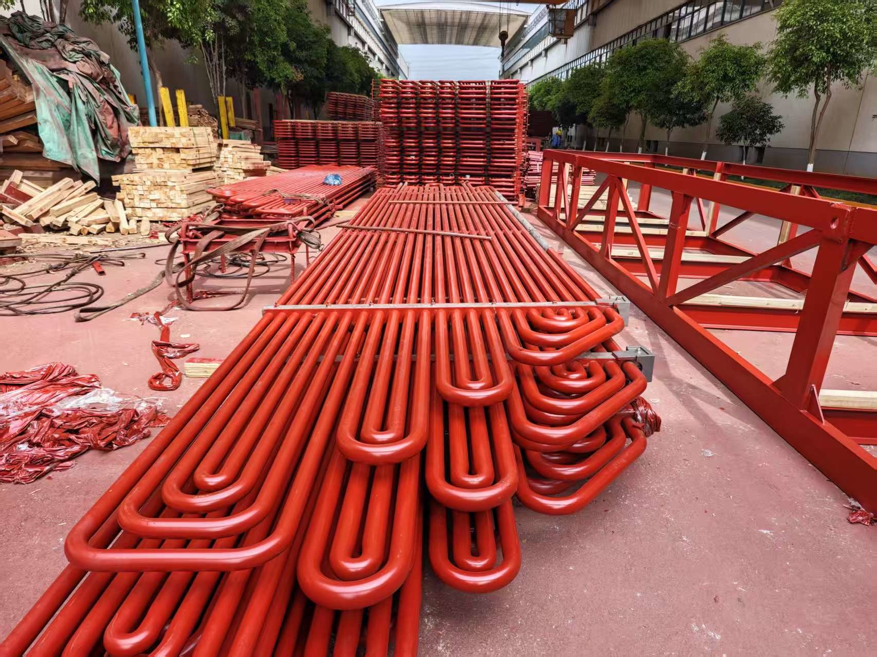 Durable Stainless Steel Steam Superheater For Biomass Boilers