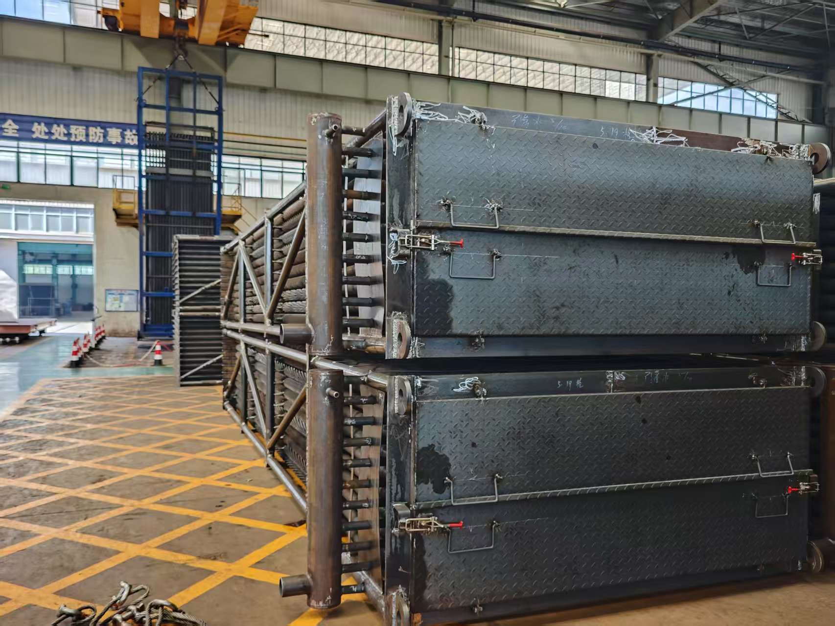 Power Plant Economizer With Spiral Fin Tube Reduced Wear Improved Soot ...
