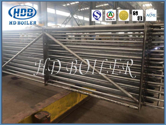 Industrial Power Station Spiral Finned Tube Economiser In Boiler Carbon ...