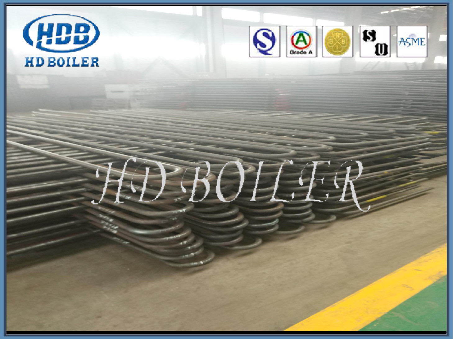 Customized Heat Exchanger Tubes Boiler Economizer With Stable Performance