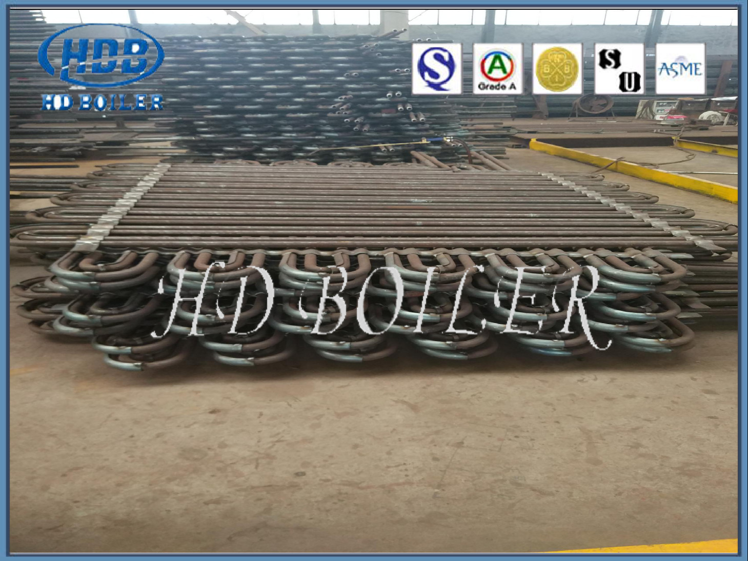 High Efficiency Fin Tube Boiler Economizer In Thermal Power Plant Heat ...