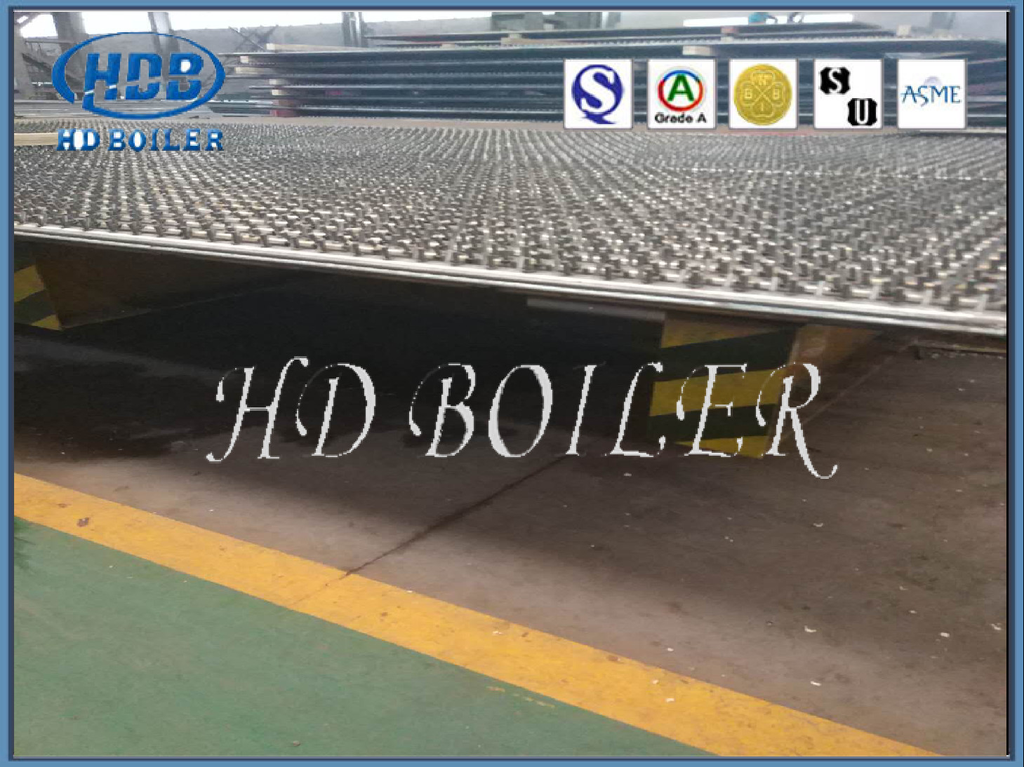 Alloy/SS/CS Steel Membrane Water Wall Panels For Utility/Power Station ...