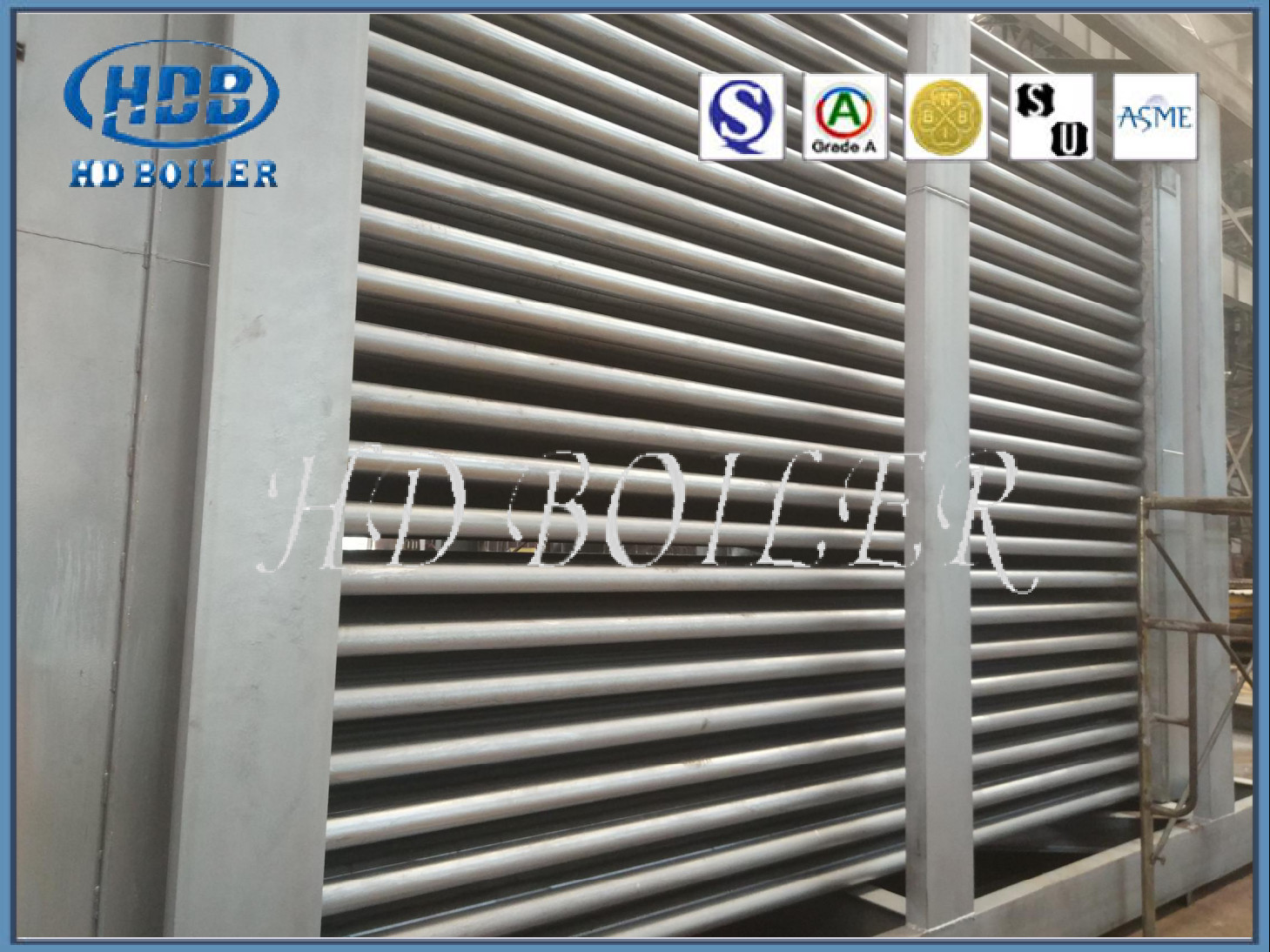 Carbon Steel Boiler Tubular Air Preheater To Improve Thermal Efficiency ...