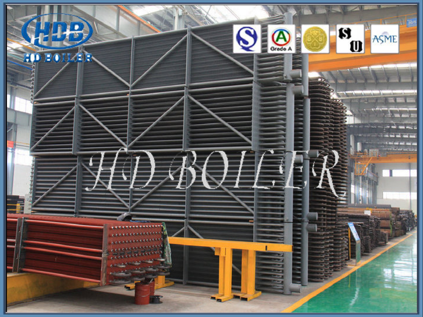 Power Station Boiler Economizer For Pulverized Coal - Fired CFB Boiler
