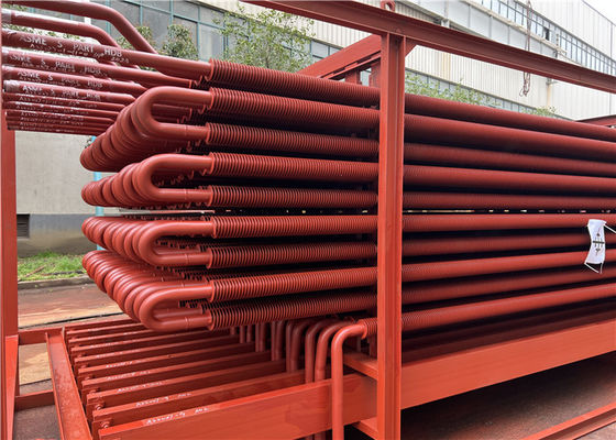 SA210A1 Spiral Fin Tube Boiler Economizer ASME For Coal Fired Boiler ...