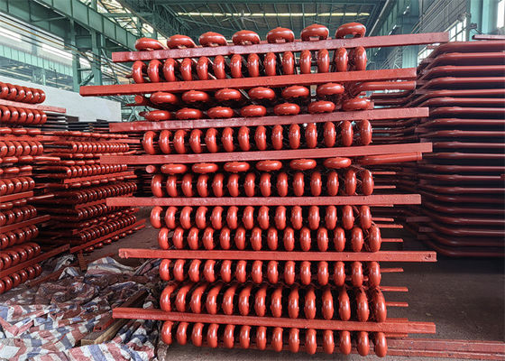 Boiler Economizer H Fin Tube Heat Exchanger For Waste Heat Utilization ...