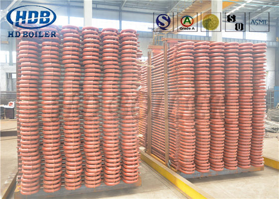 Primary And Secondary Superheater And Reheater Coils Panel With Boiler ...