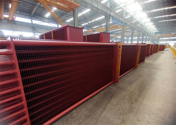 Natural Circulation Steel Fin Tube CFB Boiler Economizer With Header ...