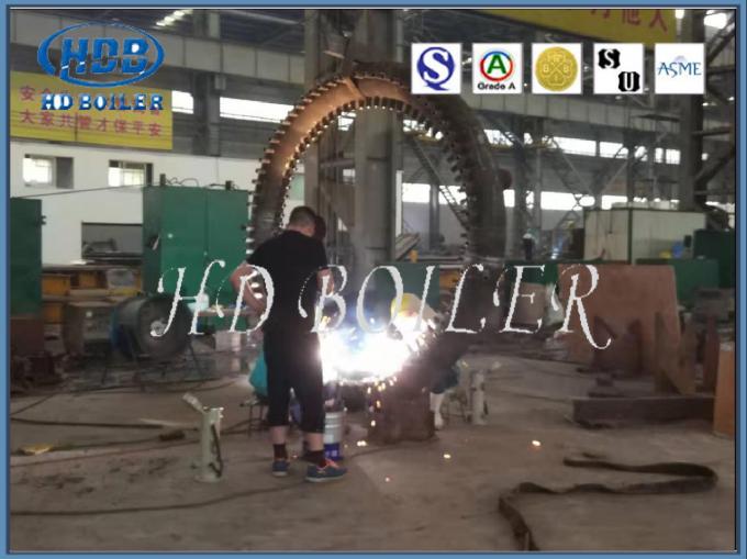 Alloy Steel Fired Boiler Parts Boiler Manifold Headers Argon Arc Welding